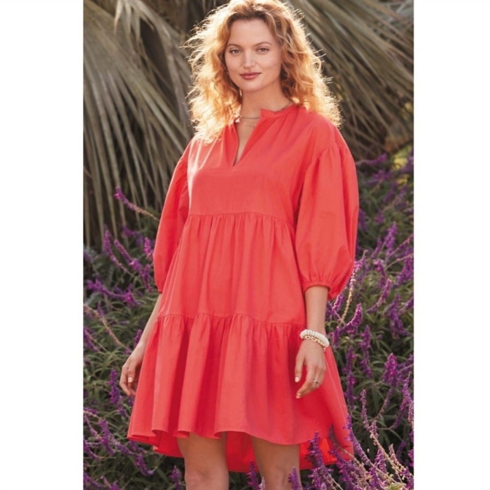 Sundry Evereve The Anywhere Tiered Dress - Gem